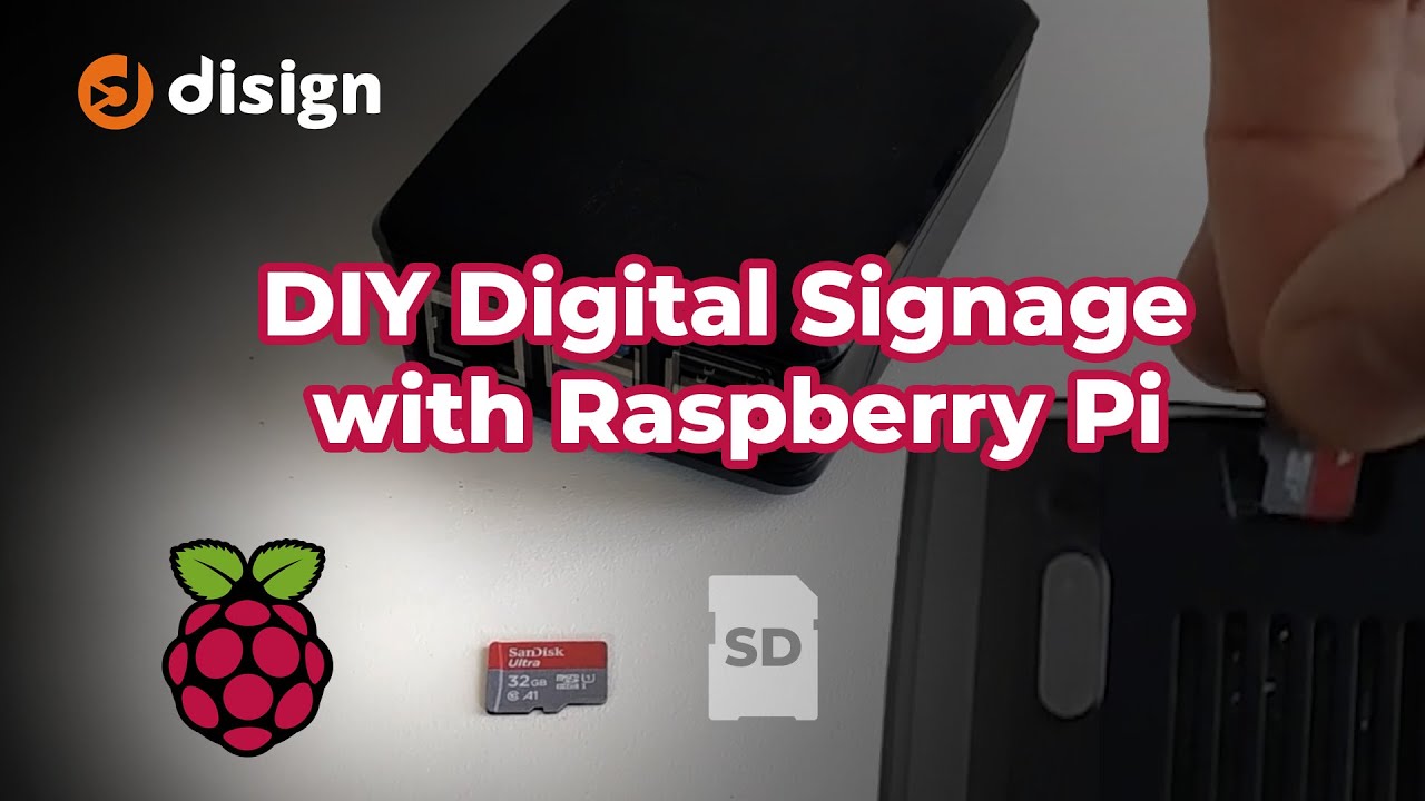 DIY Digital Signage player with Raspberry Pi and Disign OS - YouTube