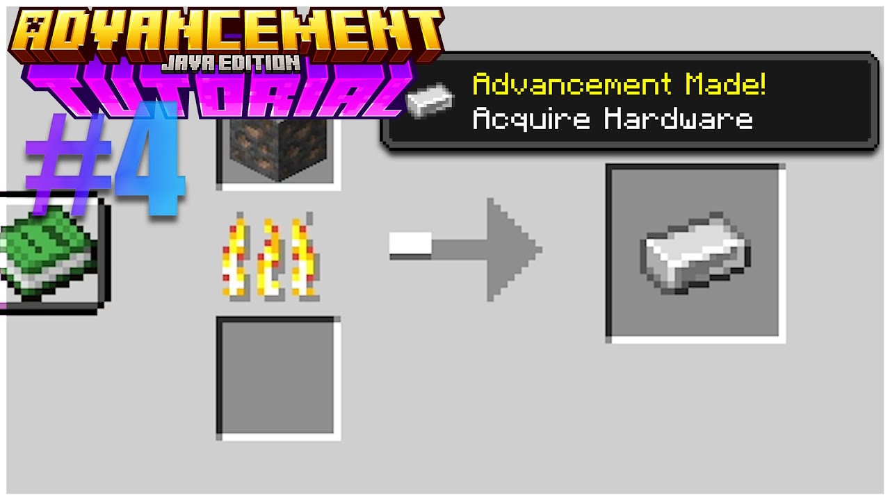 [1.21+ Tutorial] "Acquire Hardware" Advancement - EASIEST ADVANCEMENT ...