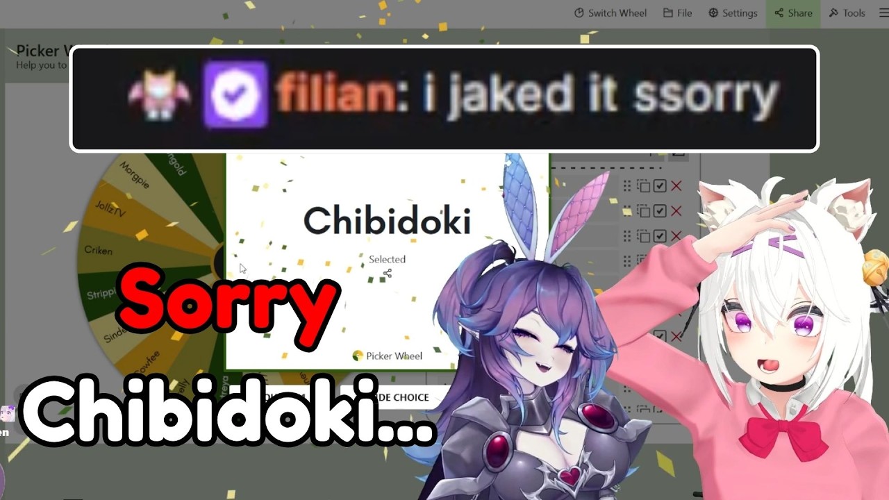 Filian Won't Stop Harassing Chibidoki With Cottontail - YouTube