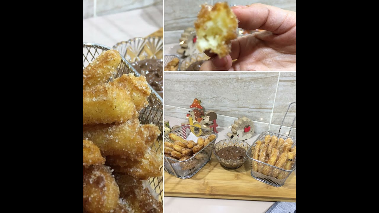 jringo / churro maison au chocolat اسهل طريقة لتحضيرالشورو في البيت مع ...