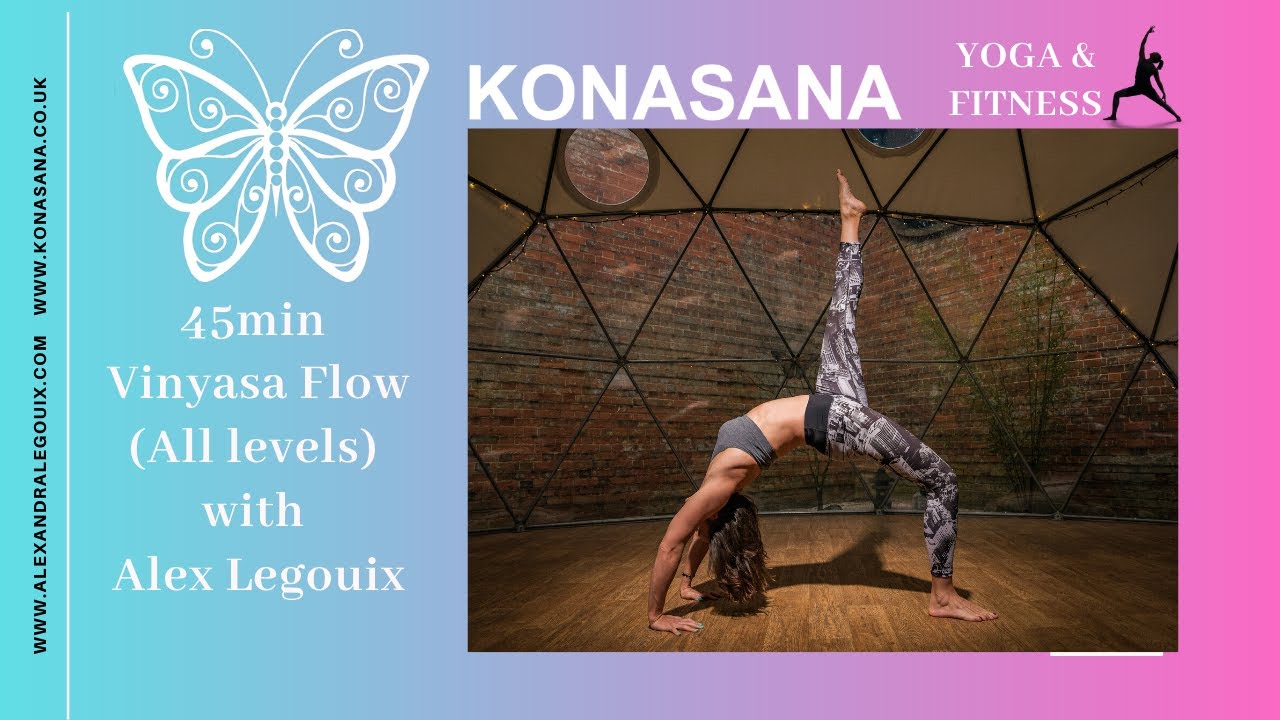 45min Vinyasa Flow | Konasana Yoga | Alex Legouix - YouTube