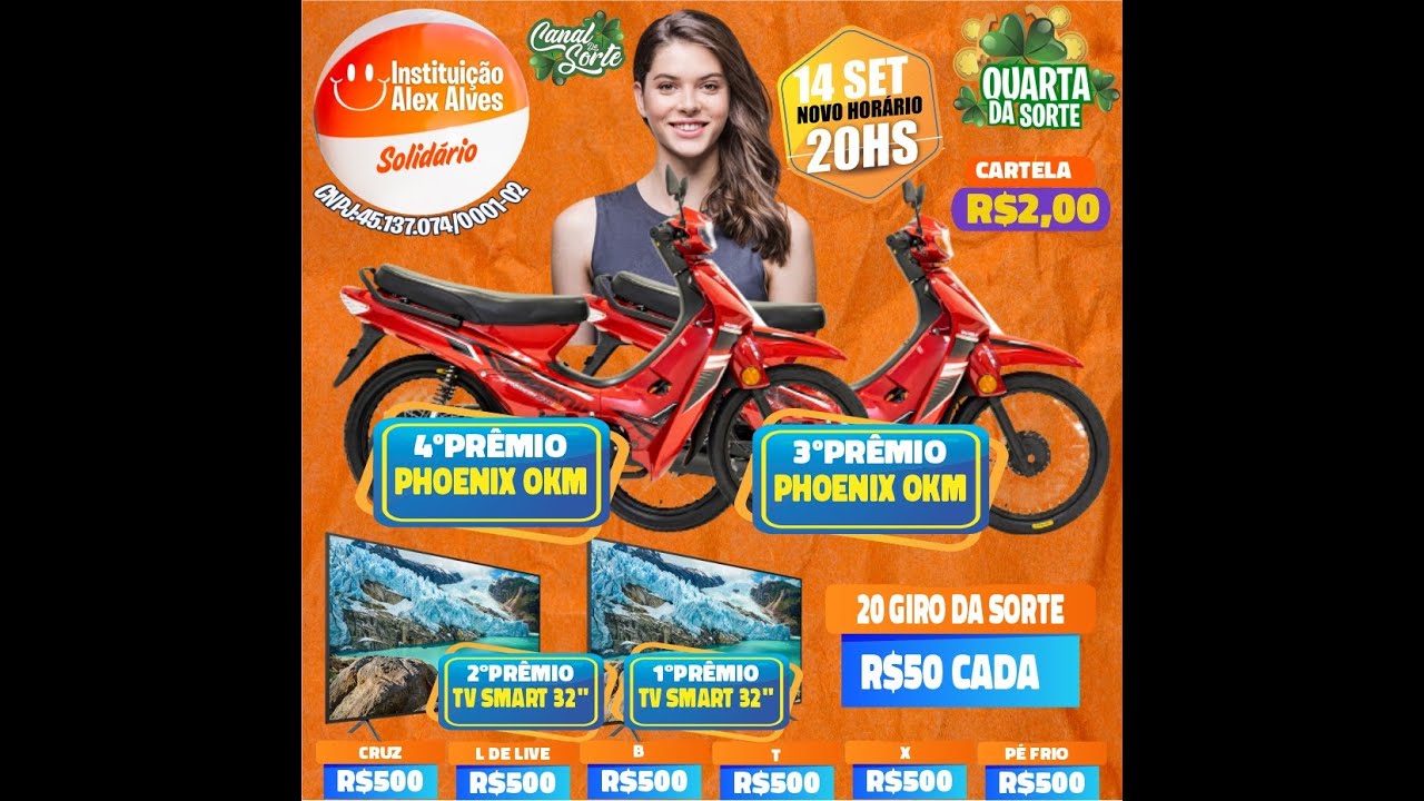 QUARTA DA SORTE 14/09/22 20HS - YouTube