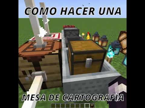 Como hacer una Mesa de cartografía #shorts #minecraft - YouTube