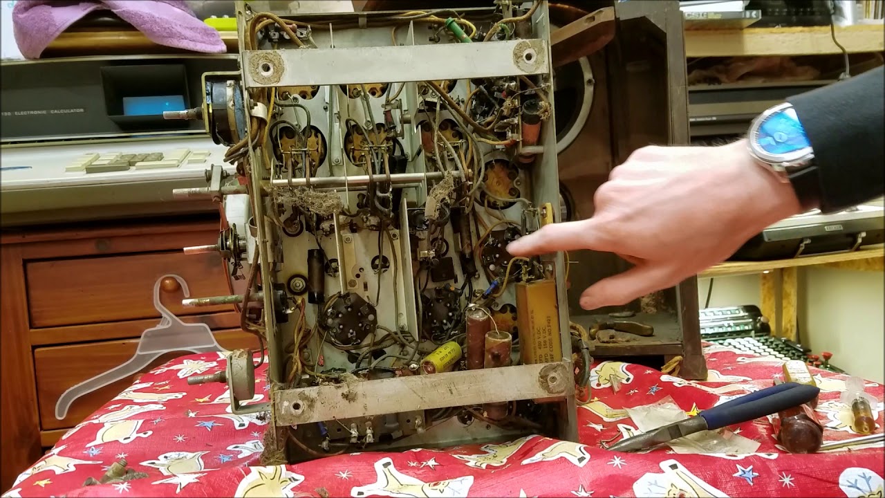 1934 RCA 128 Repair/Restore - YouTube