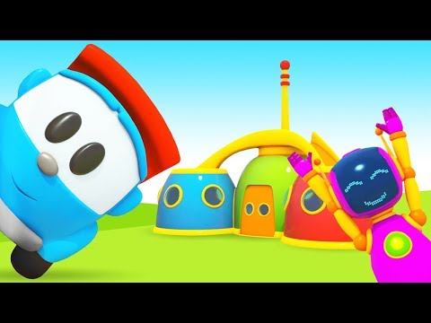 Küçük kamyon Leo. Oyuncak robot için ev kuralım. Çizgi film türkçe.