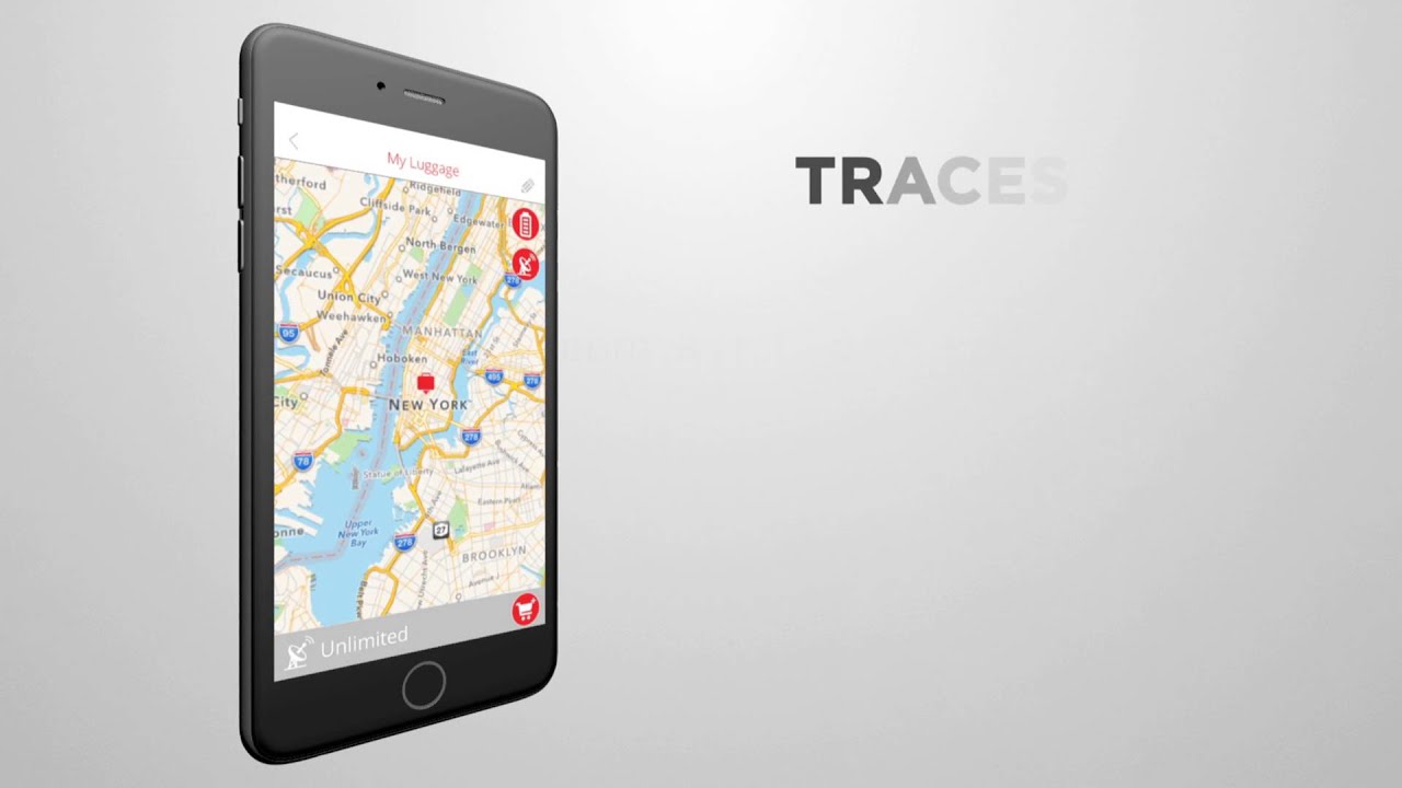 LugLoc Luggage Locator with Bluetooth Proximity Alert - YouTube