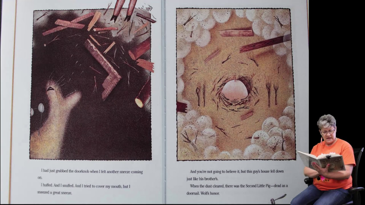 The Story of the Three Little Pigs told by The Wolf. (Read by Mrs. P ...