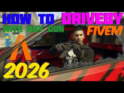 How to Shoot Any Gun out of a Car in FiveM! [2026] | DRIVEBY TUTORIAL HOW TO SETUP | ft. SHAXSELLING