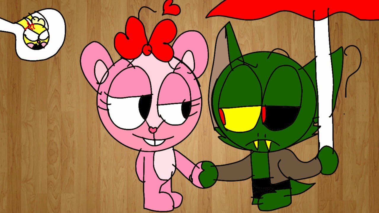 Giggles love Oscar from Happy Tree Friends - YouTube