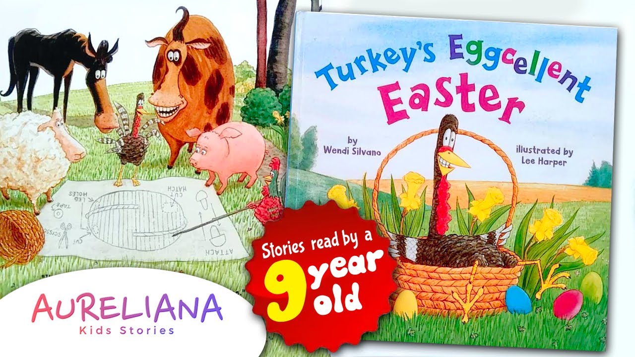 Turkeys Eggcellent Easter l Read aloud books for toddlers, kindergarten ...