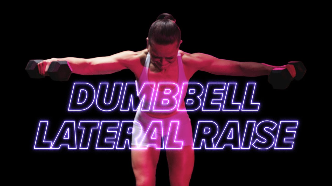 Standing Dumbbell Lateral Raise - YouTube