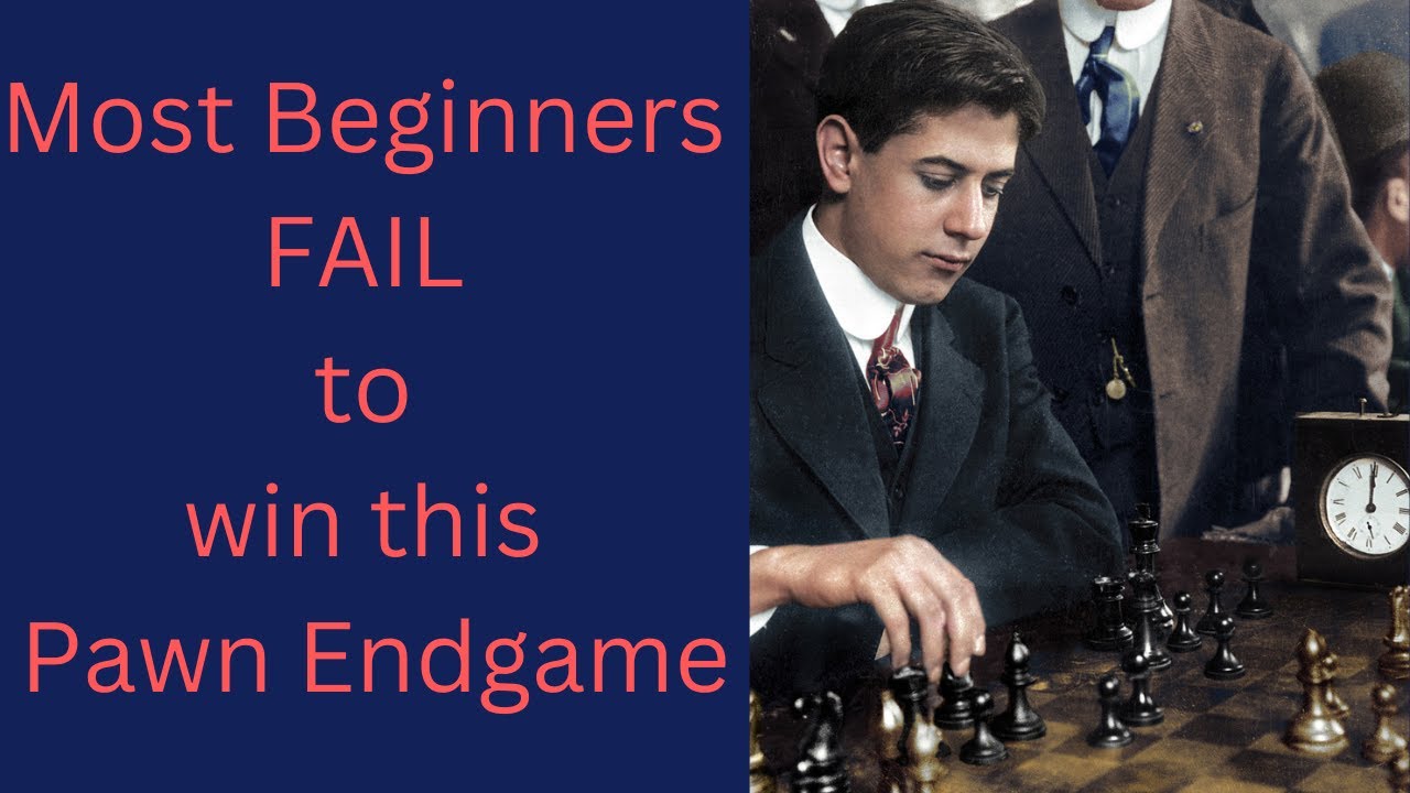 Pawn Endings: How to win Pawn Endgame || Pawn Endgames || Capablanca ...
