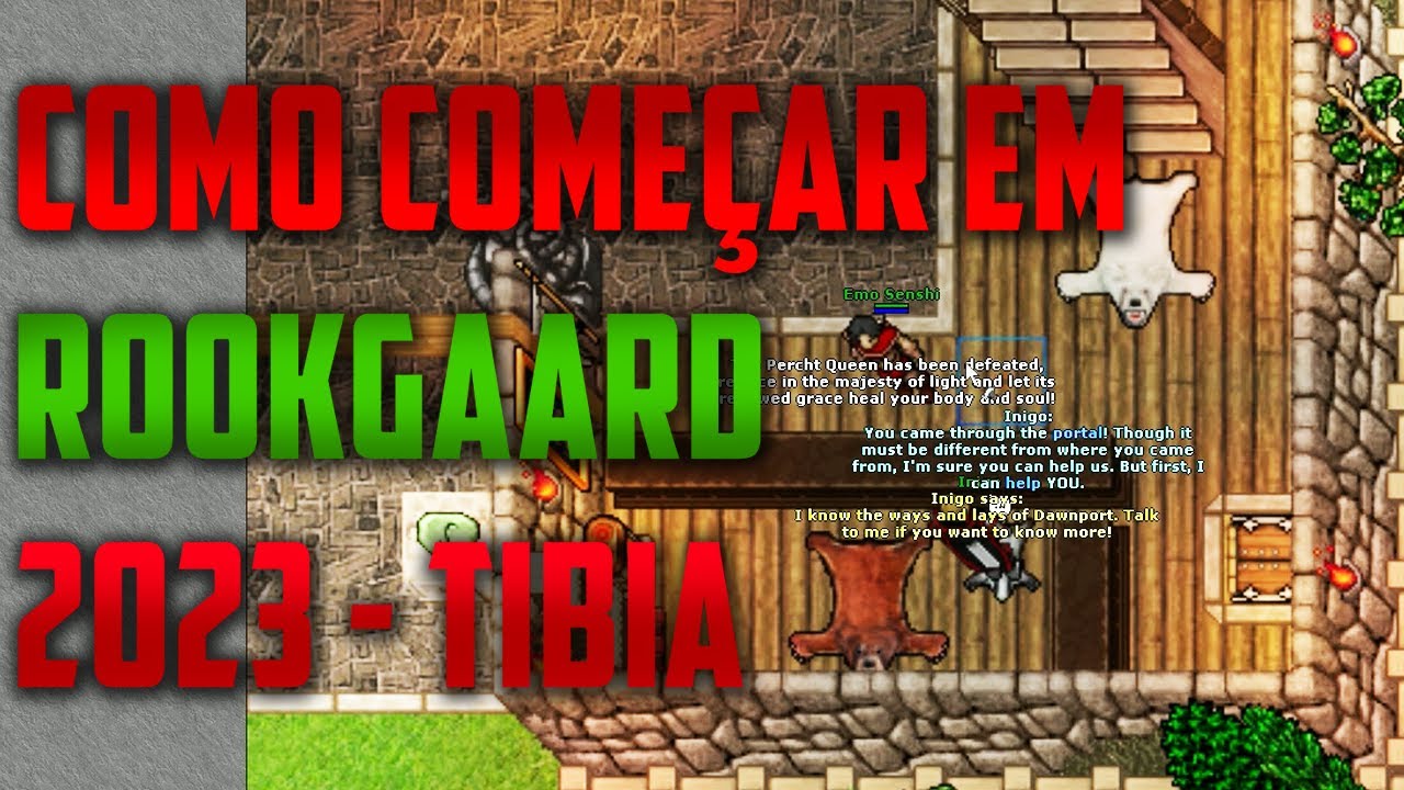 COMO FAZER PARA COMEÇAR EM ROOKGAARD NO TIBIA EM 2023 - YouTube