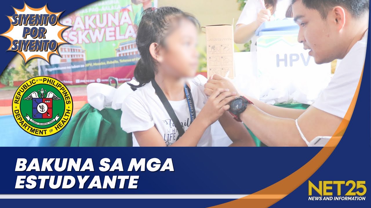 "BAKUNA ESKWELA" ilulunsad ng DOH ngayong araw - YouTube
