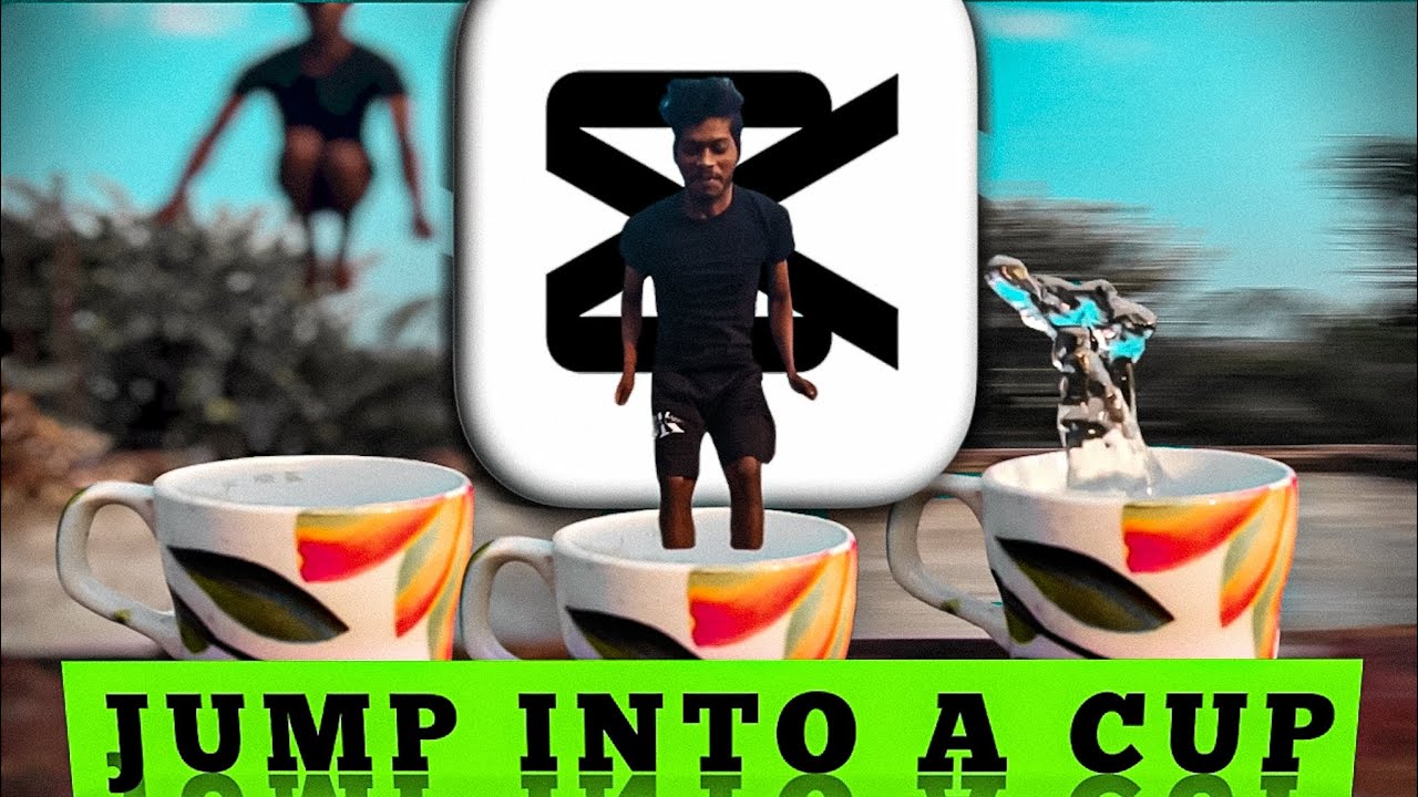 How to Jump Into a Cup🦸। CapCut Tutorial - YouTube