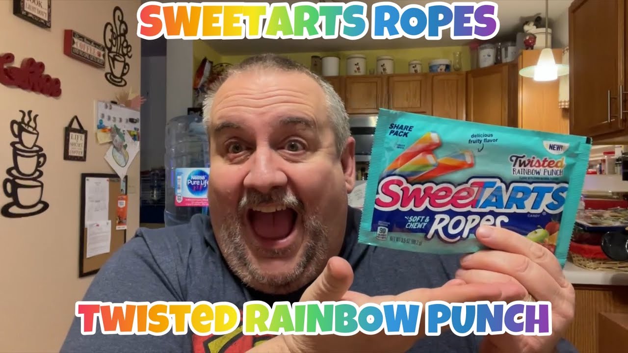 Sweetarts Ropes - Twisted Rainbow Punch - YouTube