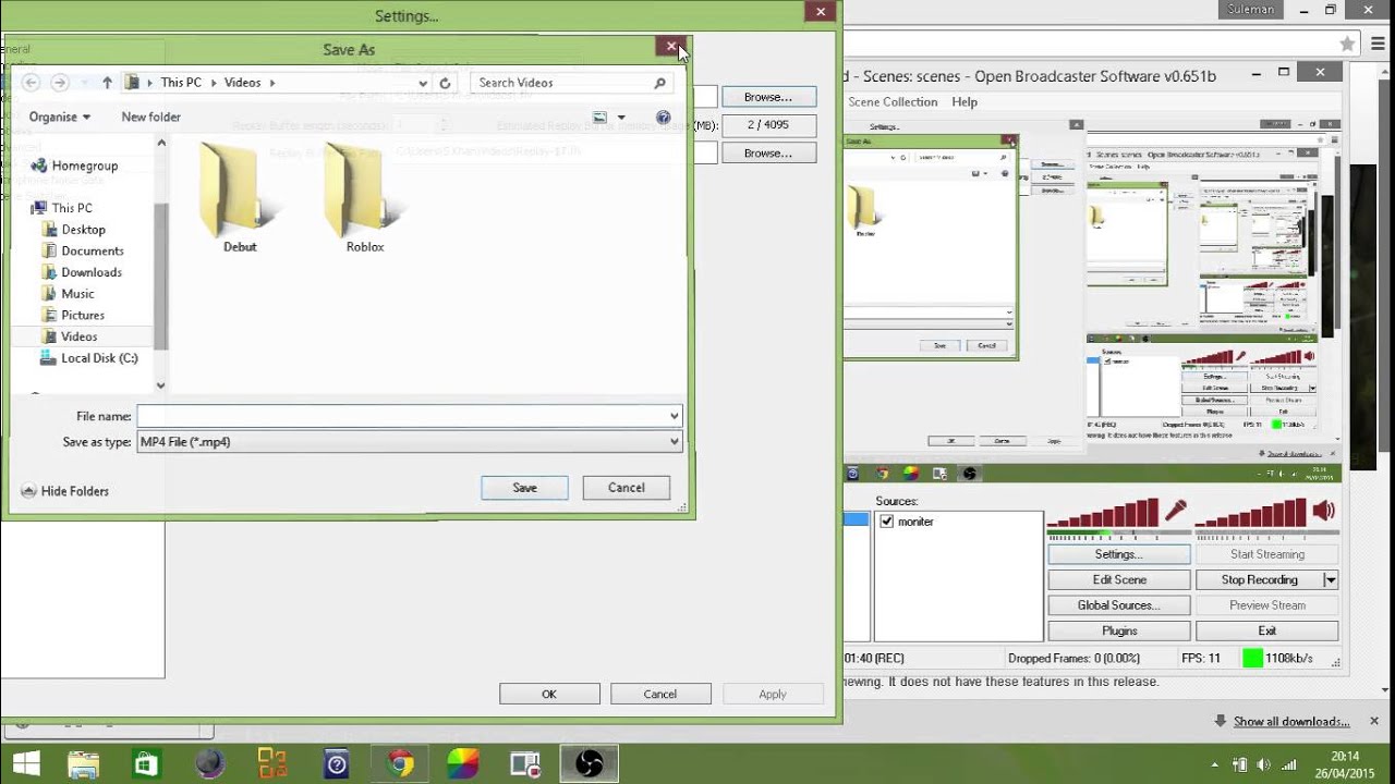 how to rec your computer screen free 2015 - YouTube