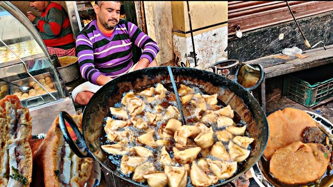 Bedai Kachori | Paneer bread Pakoda | Samosa | Jabeli | Morning ...