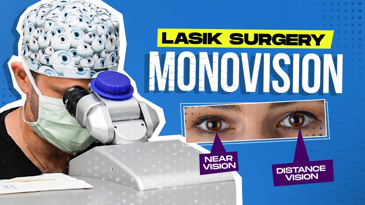 Watch LASIK surgery on ONE EYE improve near vision in minutes! - YouTube