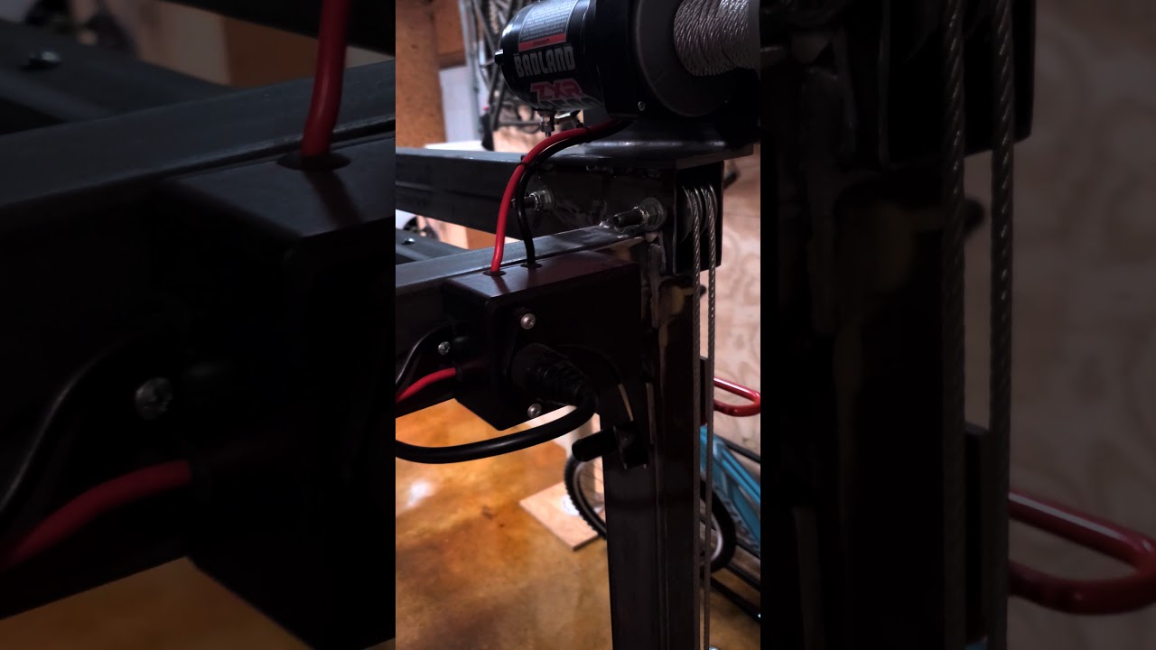 ATV Storage lift rack DIY part 3 ( Polaris Scrambler 1000) - YouTube