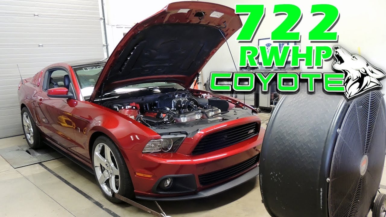 722 RWHP Roush Supercharged Coyote Mustang Brenspeed Build - YouTube