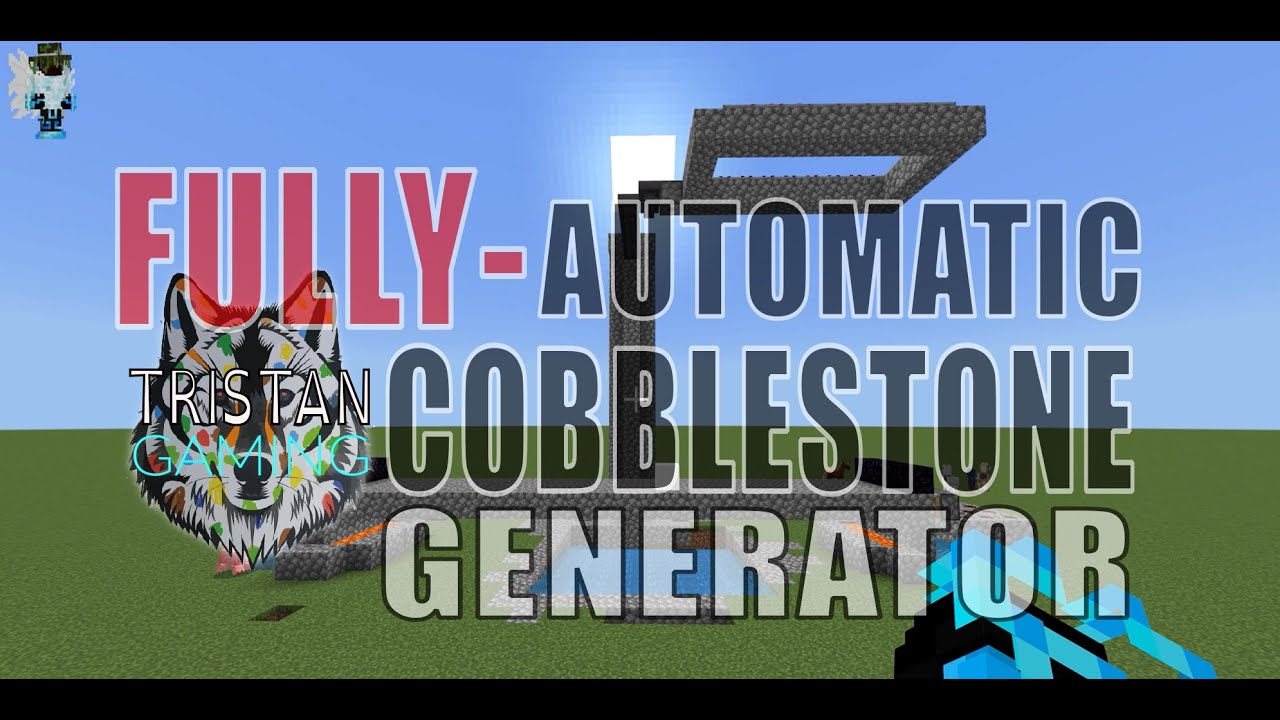 FULLY-Automatic Cobblestone Generator! - YouTube