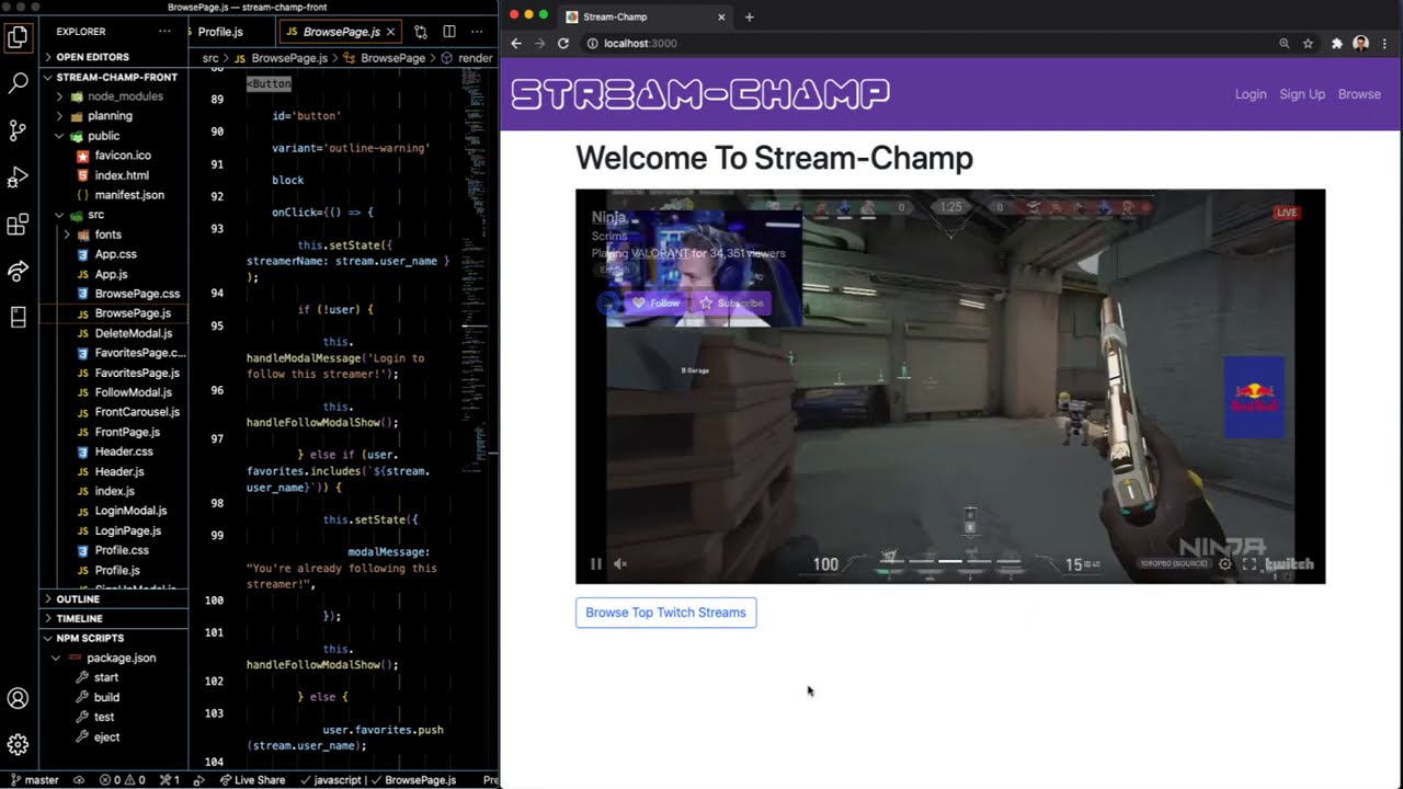 Stream-Champ Demo with Dylan Girard - YouTube