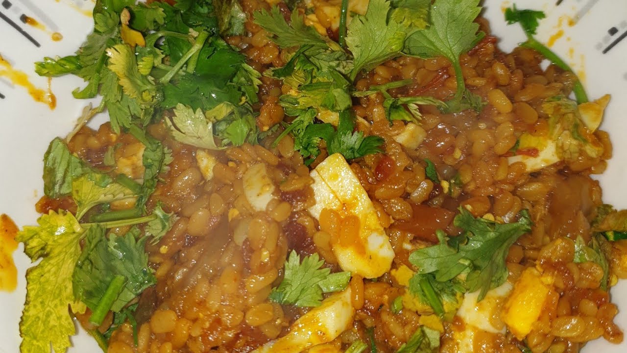 Daal Mash with Boiled Eggs.Easy Homemade Recipe. - YouTube