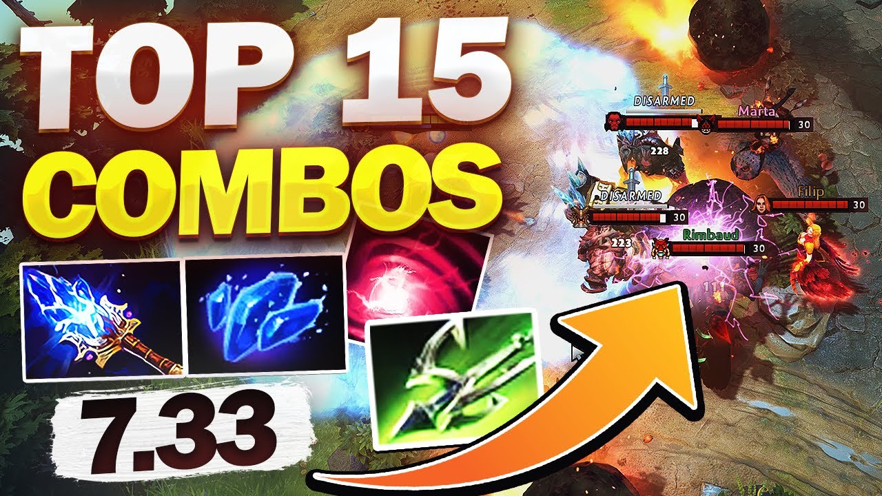 TOP 15 BEST COMBOS ON NEW 7.33 PATCH - YouTube