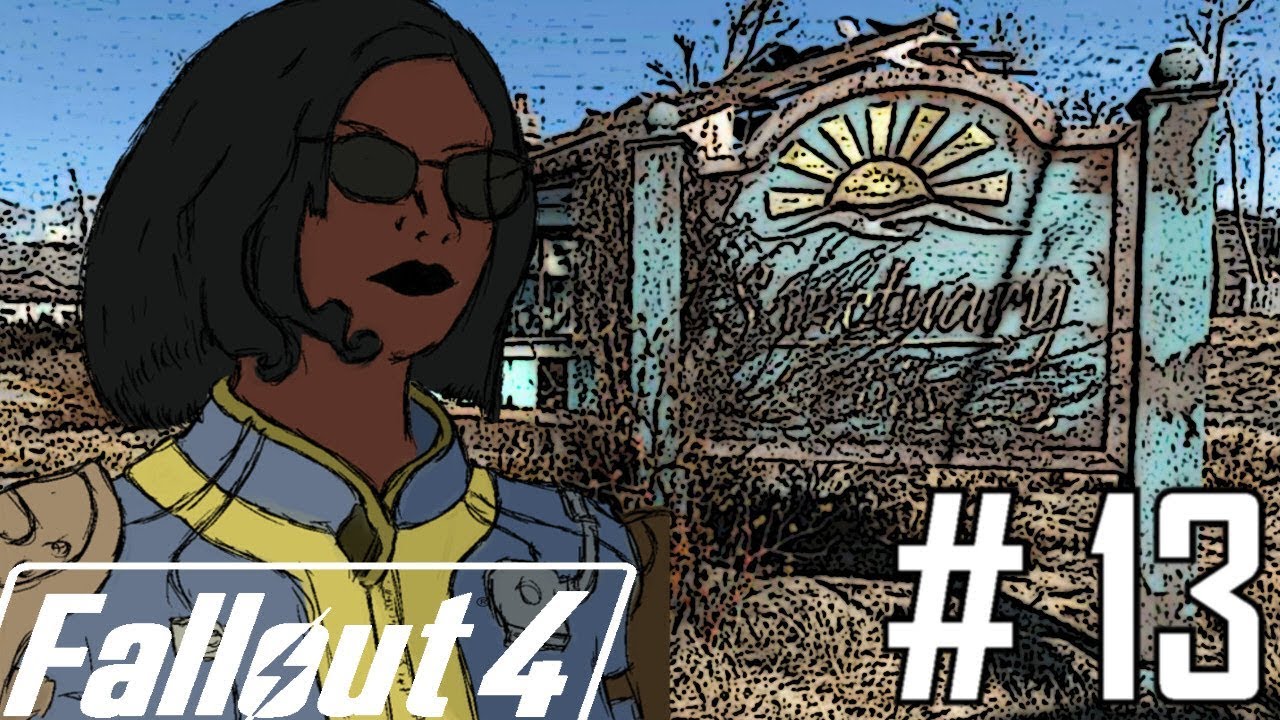 Fallout 4 Female Walkthrough | Part 13 - Lexington 2: Super Duper Mart ...