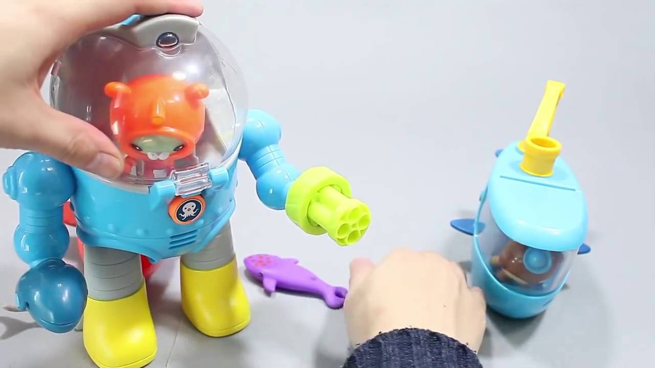 디즈니 주니어 옥토넛 Disney Junior Octonauts Gup B, Gup C toy Playset - YouTube