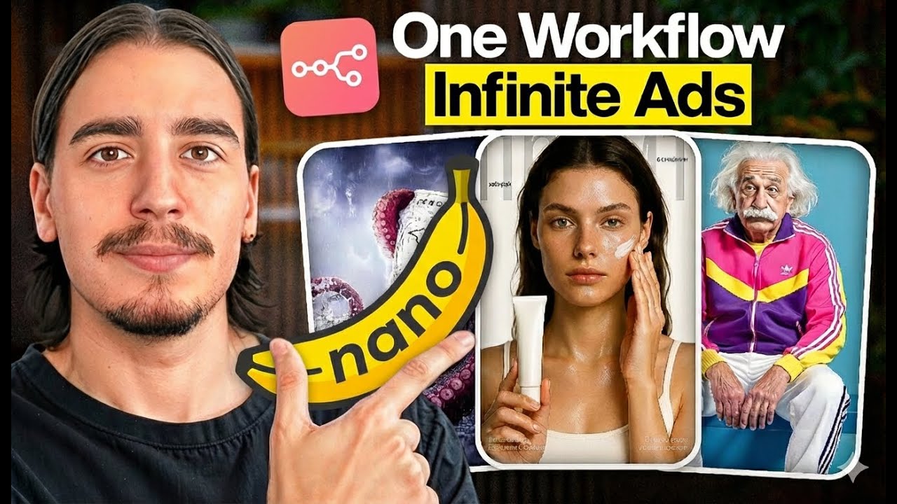 Create 100+ 4K Ads Instantly With Nano Banana Pro (Free Workflow) - YouTube