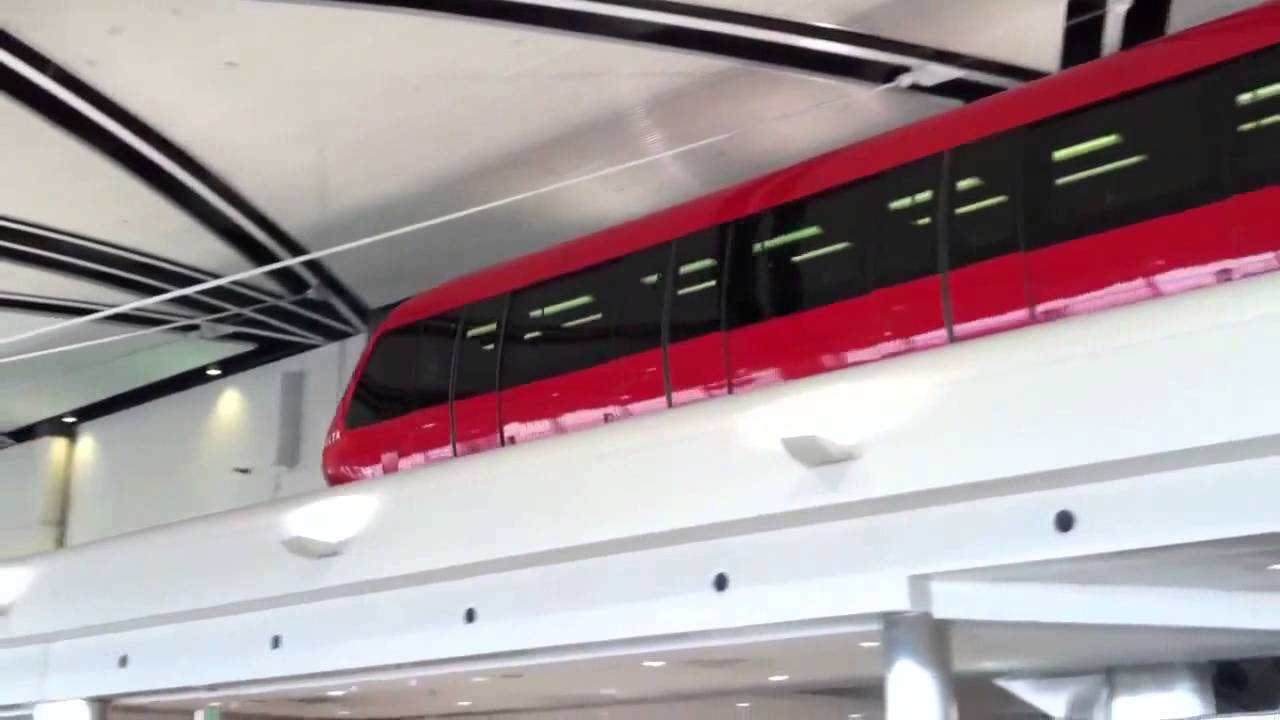 Detroit Airport Express Tram 2014-07-02 - YouTube