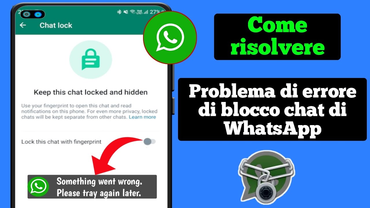 Come risolvere il problema dell'errore di blocco della chat di WhatsApp ...
