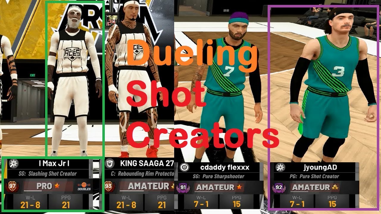 NBA 2K19 Pro Am 97 OVR Slashing Shot Creator Scores 43 Points on 24 ...