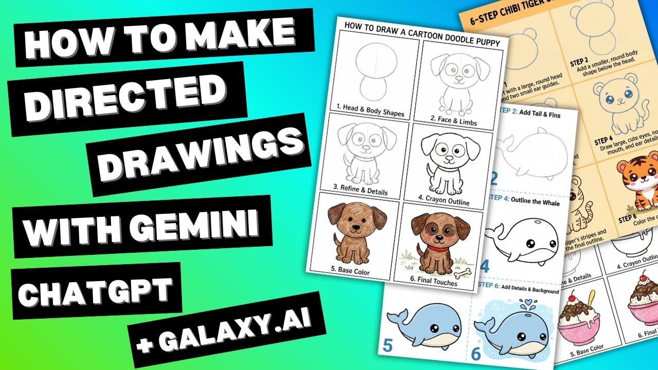 How to Make Cute Directed Drawings Using AI to Sell on Etsy or Teachers ...