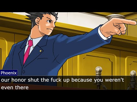 i turned the cold shower twitter argument into an actual ace attorney ...