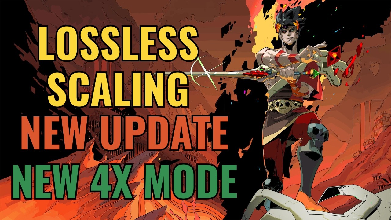 New 4x Mode In Lossless Scaling Lossless Scaling Update Youtube