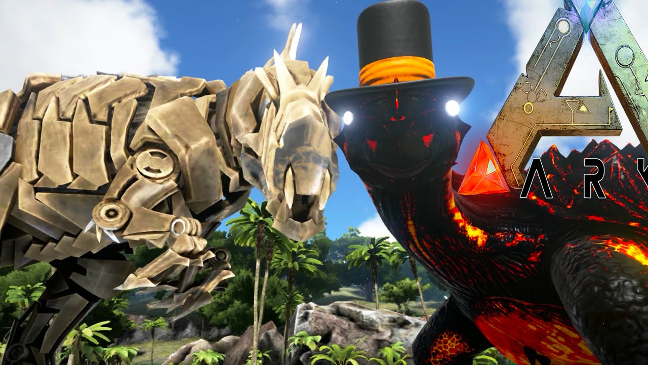 Ark Survival Evolved - MECHA GIGA ARMY VS WARDENS (Ark Modded Gameplay ...