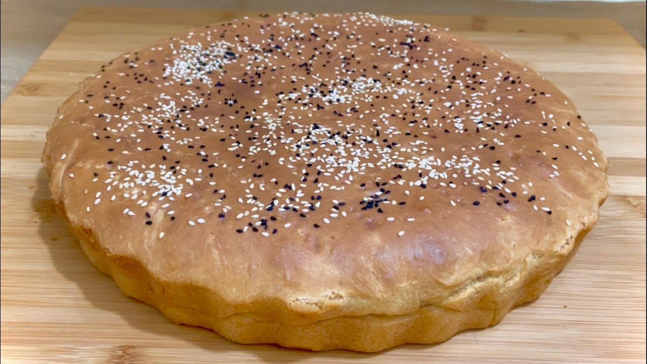 Turkish Pie | Chicken and Cheese Stuffed Bread | Chicken Bread Recipe ...
