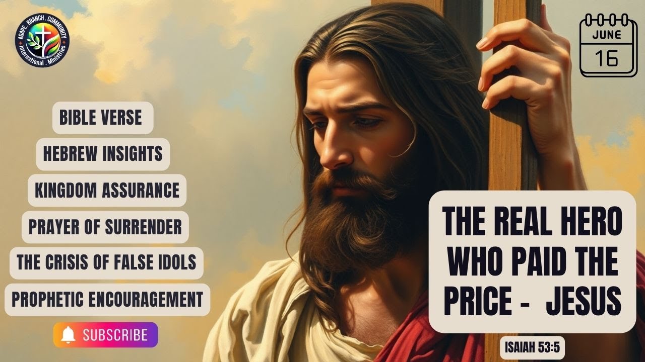 The REAL Hero Who Paid the Price #JESUS |#morningprayer #bibleverse # ...