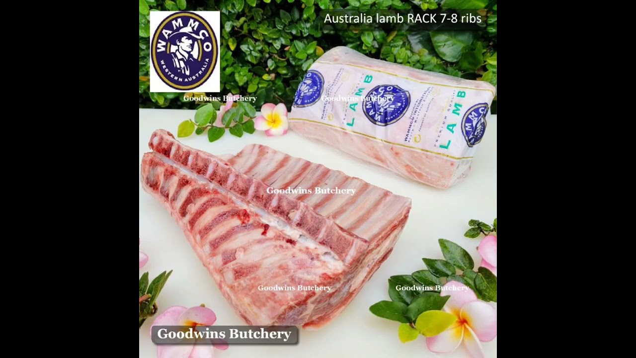 Australia lamb rack lamb chops Wammco & Wagstaff - YouTube