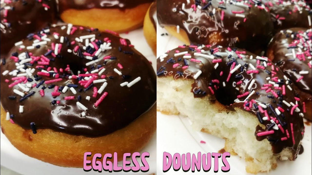 Eggless Donuts Recipe | Step by Step Process to Make Fluffy Donuts ~ Flavours By Hafsa - YouTube