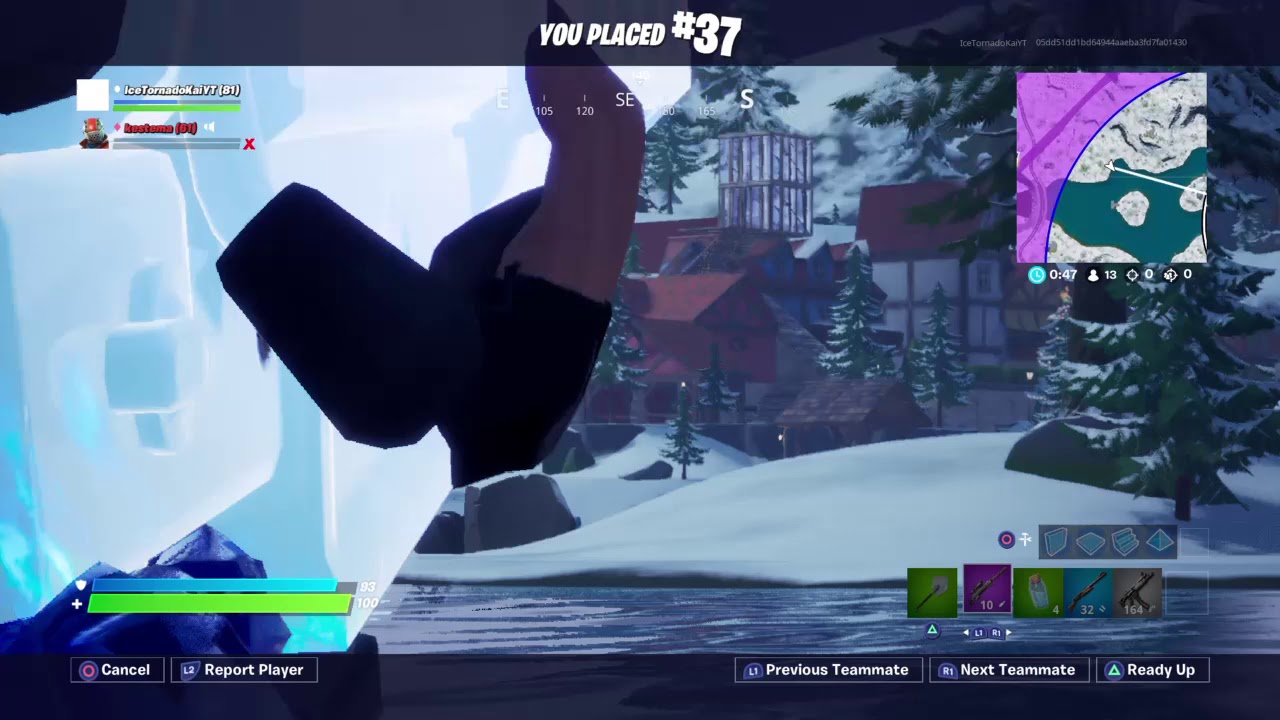 Fortnite spectating, playing and 2nd place to lag - YouTube