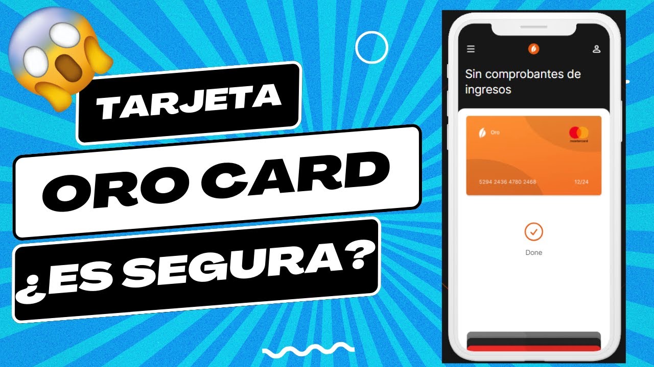 Nueva TARJETA de crédito ORO CARD sin HISTORIAL crediticio ¿ES SEGURA ...