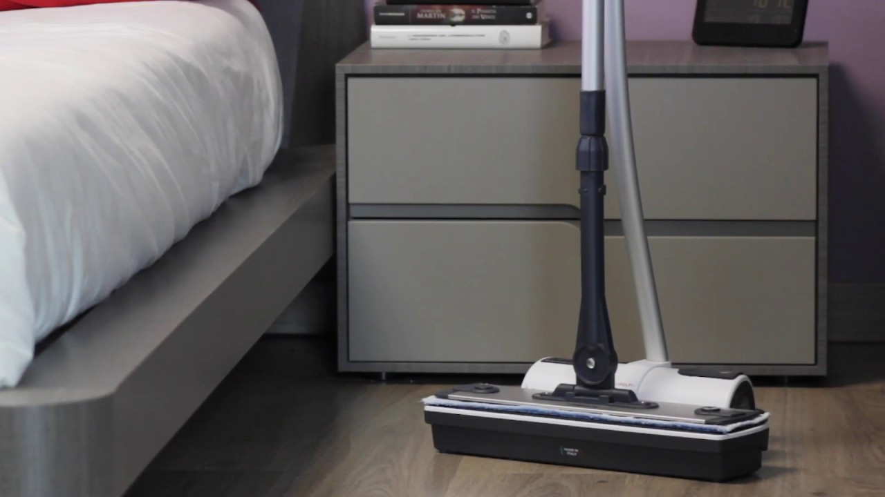 POLTI Moppy - How to clean parquet and delicate surfaces - YouTube