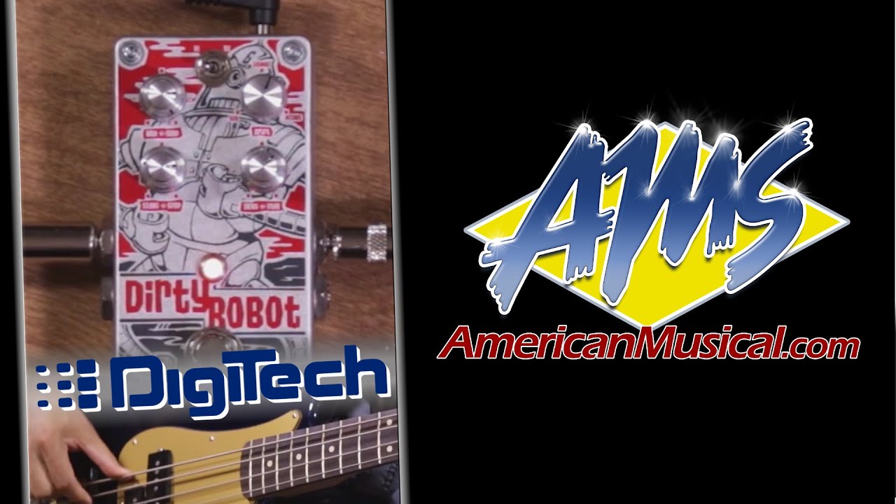 Digitech Dirty Robot on Bass - Digitech Dirty Robot Mini Synth Pedal ...