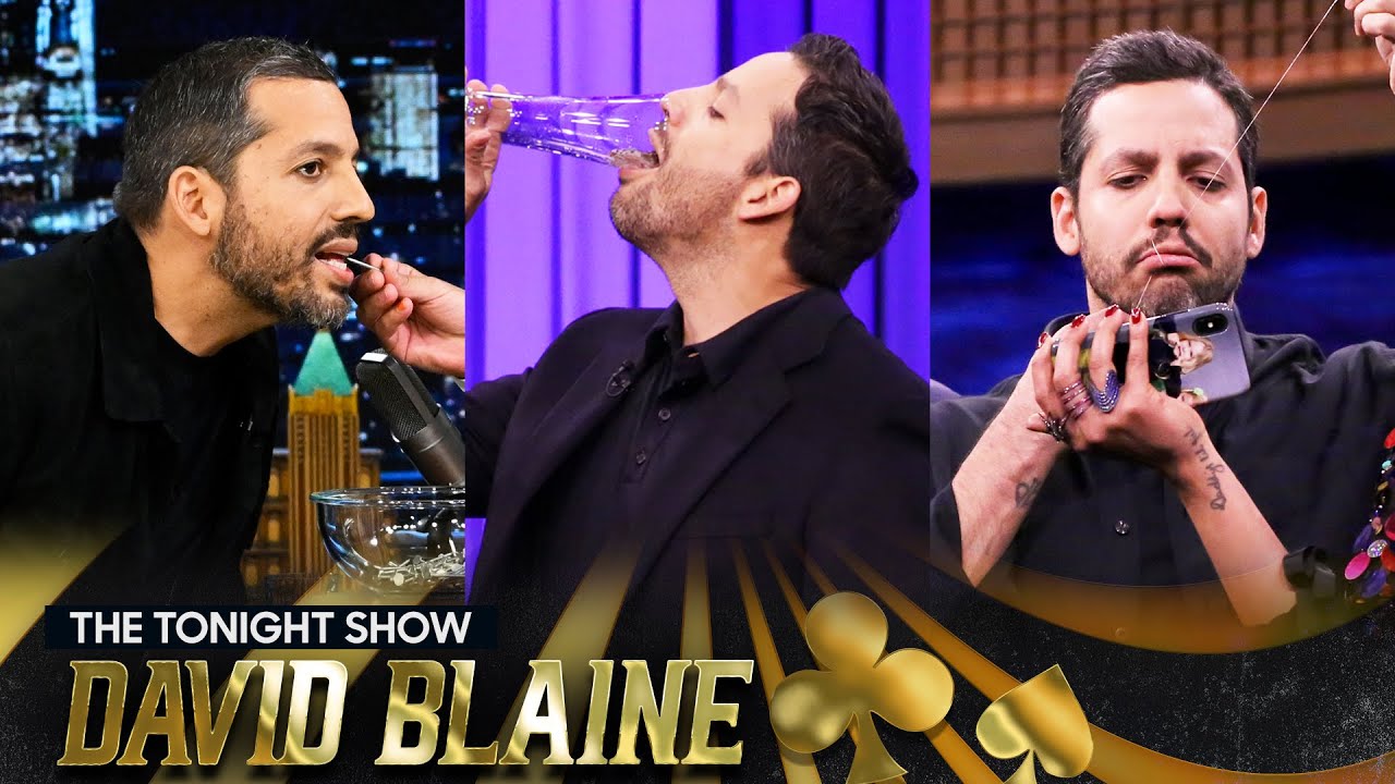 The Best of David Blaine | The Tonight Show Starring Jimmy Fallon - YouTube