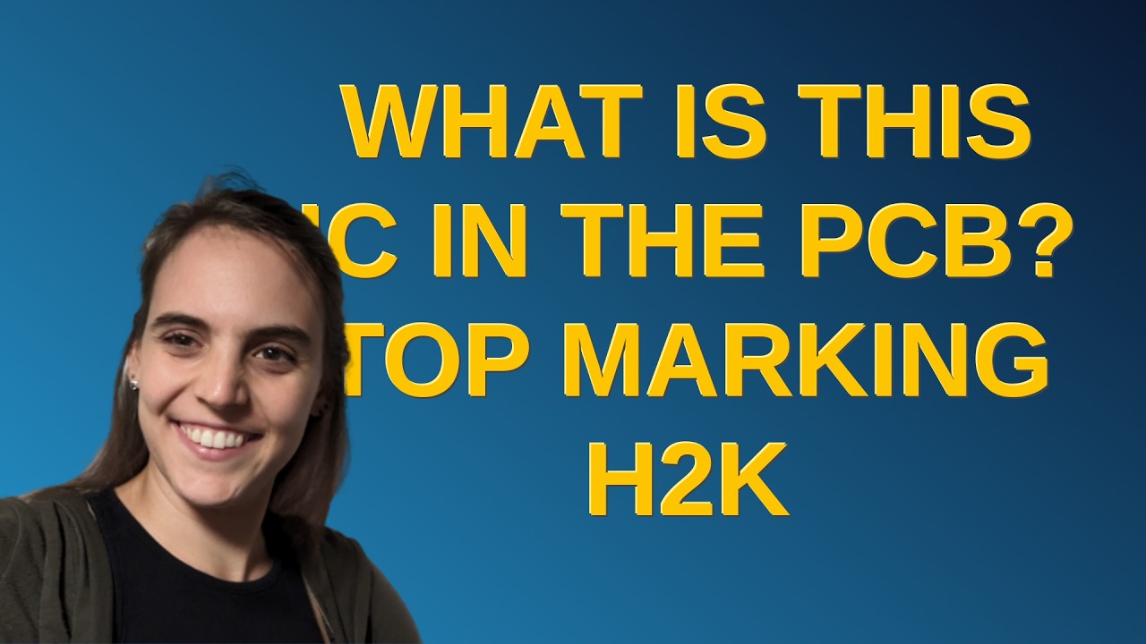 Electronics: What is this IC in the PCB? Top marking H2K - YouTube