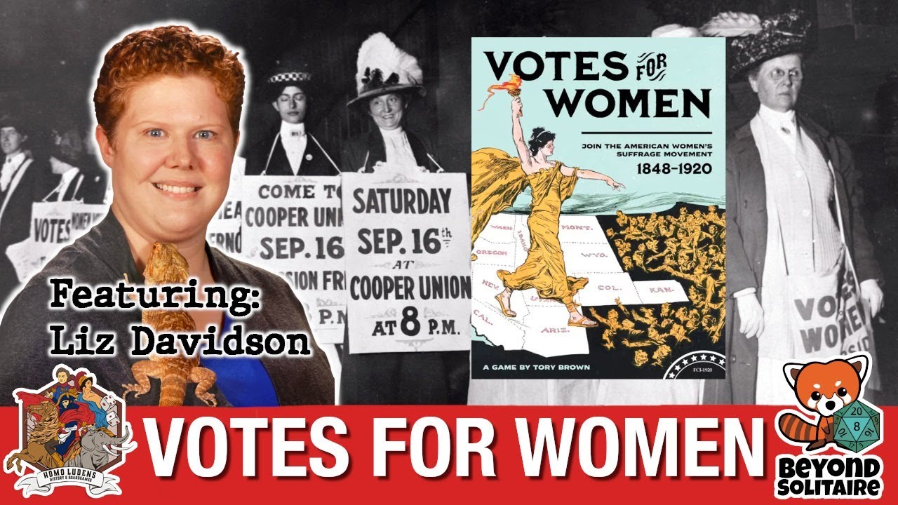 Playthrough of "Votes for Women" with Liz Davidson of Beyond Solitaire ...